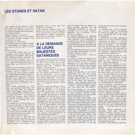 Lage Dor Des Rolling Stones Vol No 8 Their Satanic Majesties