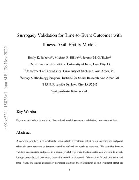 Surrogacy Validation For Time To Event Outcomes With Illness Death