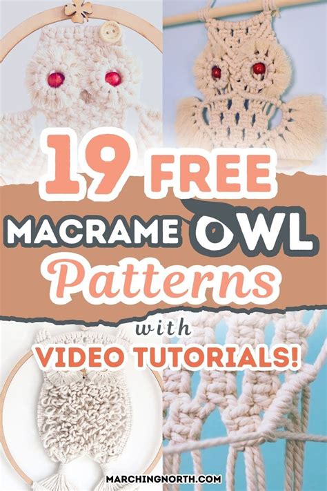 Best 13 19 Free Macrame Owl Patterns Easy To Follow Video Tutorials Artofit