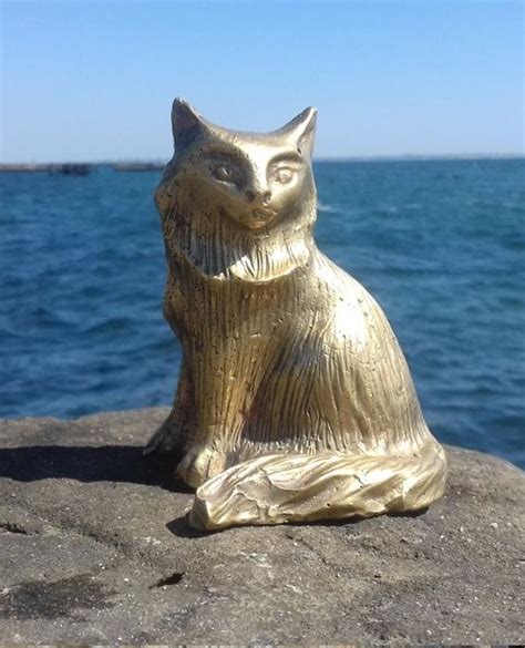 Статуэтка кошка бронза — цена 630 грн в каталоге Статуэтки Купить товары для дома и быта по