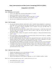 DCNC ASS Guide Pdf Data Communication And Net Centric Computing