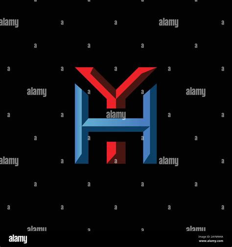 Letter hy logo hi-res stock photography and images - Alamy
