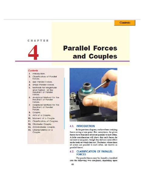 Ch 4 Non Concurrent Forces 1st To 7th June 2021 Pdf