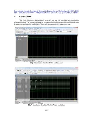 Fpga Implementation Of Vedic Multiplier PDF