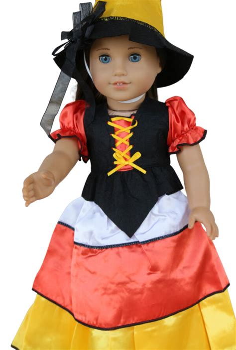 18 Doll Candy Corn Dress And Hat The Doll Boutique