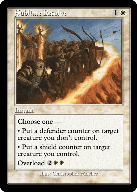 Sublime Resolve Rcustommagic