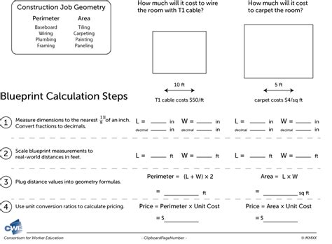 Blueprint Calculations Trades Math