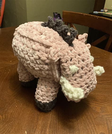 My 5 Year Old Asked For A Minecraft Hoglin Plush For Christmas… So I