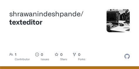 GitHub Shrawanindeshpande Texteditor
