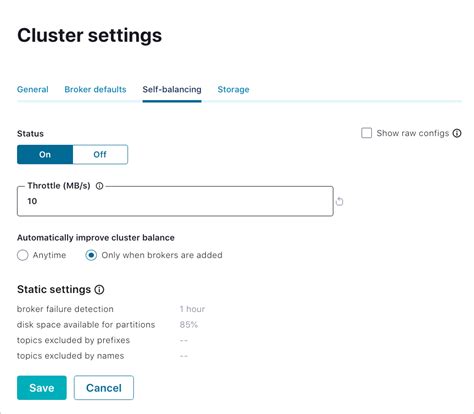 Self Balancing Clusters Confluent Documentation