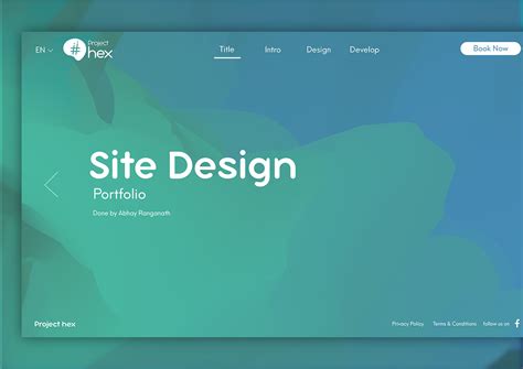 Project Hex Site Design On Behance