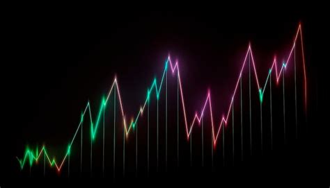 Premium Photo Background With Index Graph On Black Background