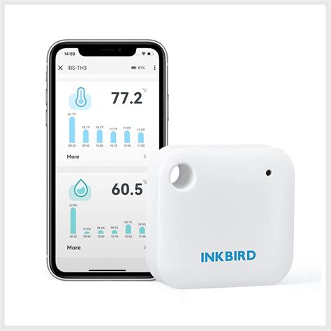 Inkbird Wifi Thermometer Hygrometer Monitor Smart Temperature Humidity Sensor Ibs Th3 With App