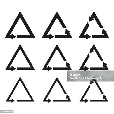 삼각형 화살표가 있는 인포그래픽 디자인 요소입니다 벡터 그림입니다 검은색에 대한 스톡 벡터 아트 및 기타 이미지 검은색 단일 이미지 돌기 Istock