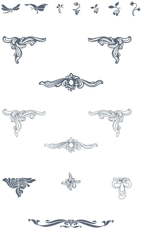 Download Vintage Art Nouveau Art Nouveau 285 Vector Ornaments 300 Borders And 96 Illustrations