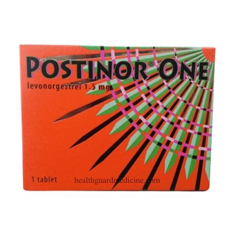 Postinor One 1 5mg Health Guard Medicine