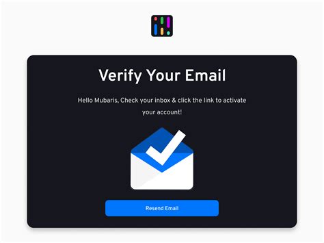 Email Verification By Mubaris Nk On Dribbble