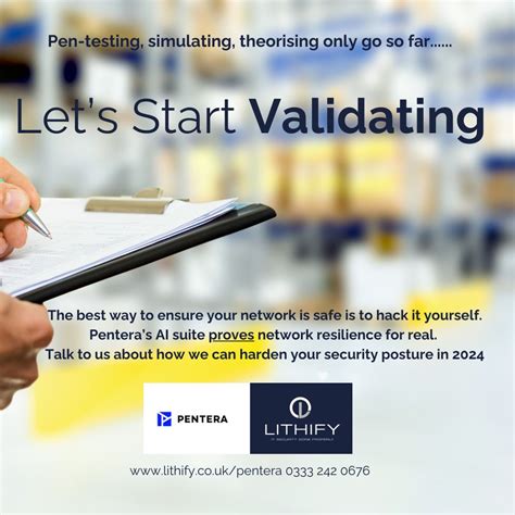 lithify on linkedin pentera networkvalidation hacking