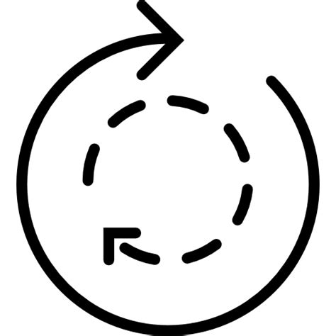 Two Circular Arrows Icon