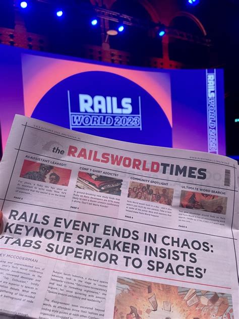 Ruby On Rails Turns 20 In Amsterdam Railsworld 2023 Primehammer