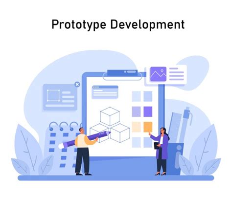 Prototype Development Detailed View Royalty Free Vector