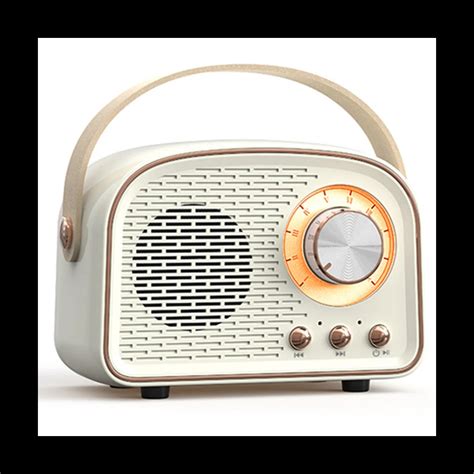 레트로 미니 블루투스 스피커 클래식 음악 플레이어 사운드 스테레오 서브우퍼 휴대용 장식 홈 A 티몬