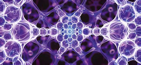 Abstract Representation Of Interconnected Molecular Structures In Vibrant Colors Background