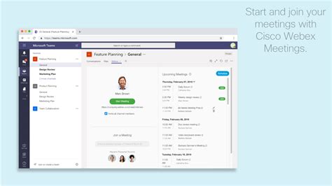 Cisco Webex Meetings For Microsoft Teams Peak Insight