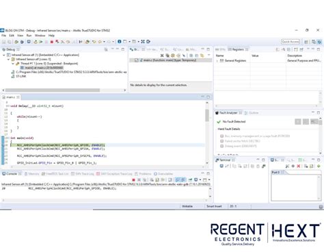 interfacing ir sensor with stm32 discovery board regent electronics