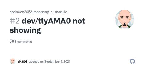 dev ttyama0 not showing · issue 2 · codm cc2652 raspberry pi module
