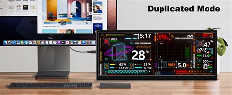 Inch Touchscreen Secondary Monitor IPS Stretched Bar LCD Travel Touch Display