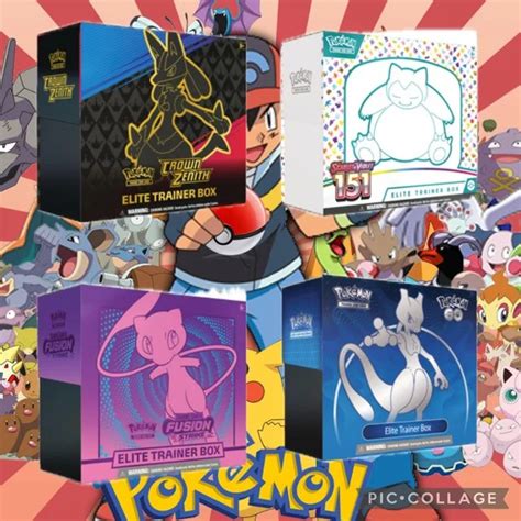 Pokemon Elite Trainer Boxes Exclusive Tcg Collectibles Card Tribe