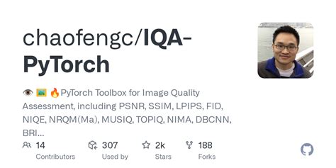 Releases Chaofengc IQA PyTorch GitHub