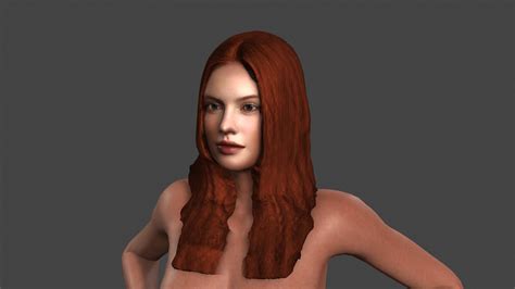Woman Rigged Model TurboSquid