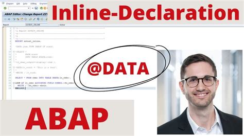 Torben Stark On Linkedin Modern Abap Inline Declaration Why You