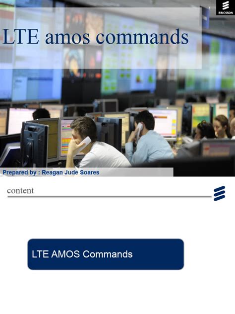 Lte Session On Amos Commands Pdf Computer Engineering Telecommunications