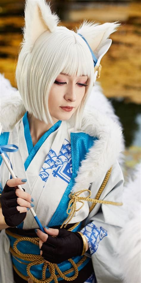 Desktop Wallpaper Women Cosplay Azur Lane Kaga Azur Lane Kimono