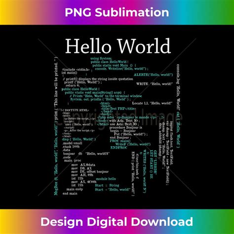 Computer Programming Languages Hello Funny Coding World Si Inspire