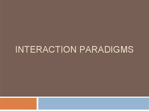 Ergonomics Physical Aspects Of Interfaces Industrial Interfaces Ergonomics