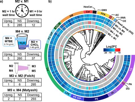 Lipid Extraction Method Comparison A Tables Of Significant Lipids