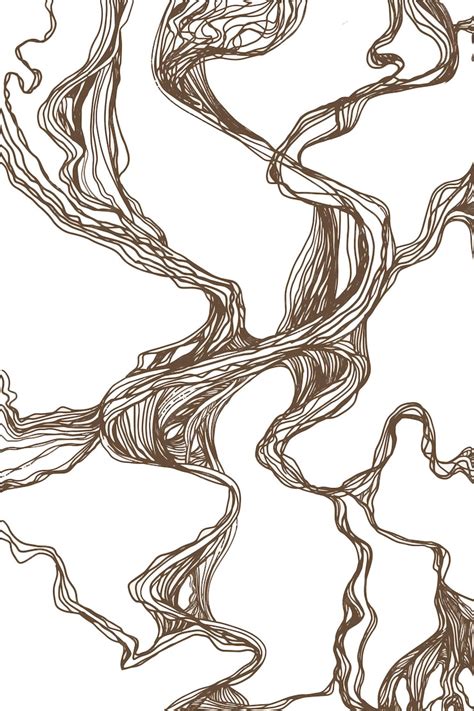 Premium Vector Curve Wave Seamless Pattern Thin Line Wavy Abstract