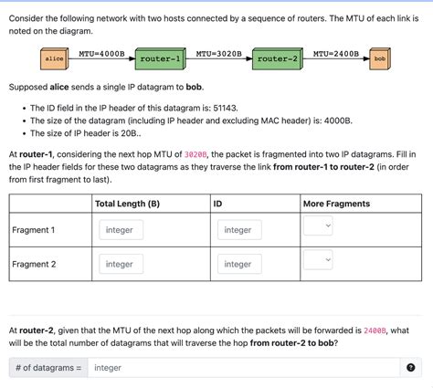 solved consider the following network with two hosts