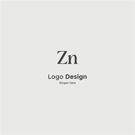 Premium Vector Zn Logo Design Vector Image