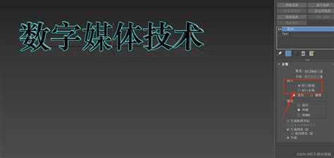 【3dmax】怎么样让二维变三维用2d文本创建自己的名字并使用挤出命令生成3d效果 Csdn博客