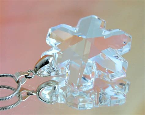 Колие с кристали Сваровски " Crystal ",35mm, SWAROVSKI ® Родий ...