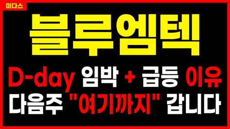 블루엠텍 🔥급등 할 수 밖에 없는 3가지 이유 이 가격 쓸어 담으세요 위고비 D Day 임박 마지막 기회 주가 주가전망 목표가 대응방법 현담투자연구소 비만치료제