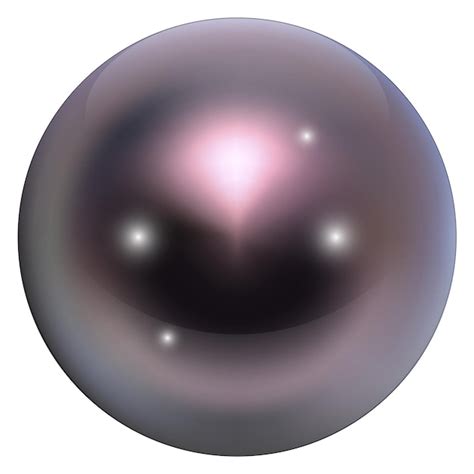 Premium Vector Precious Round Gem Shiny Orb Sea Pearl