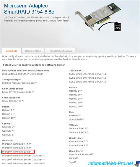 Install The Adaptec Smartraid 3154 8i8e Controller Driver On Windows 10