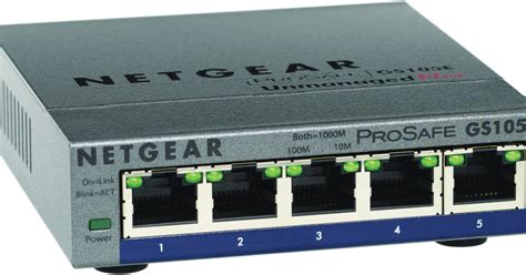 Netgear ProSafe Plus 5 Port Gigabit Ethernet Switch