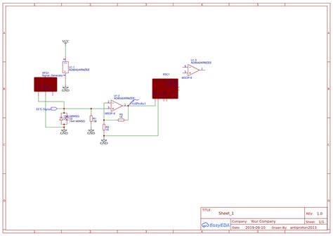ECGmonitor EasyEDA Open Source Hardware Lab
